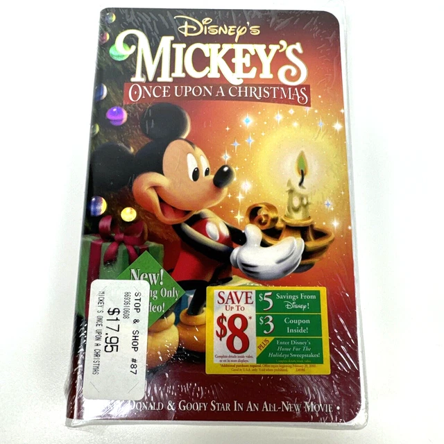MICKEY'S ONCE UPON A Christmas VHS Disney Clamshell *NEW SEALED* £12.63 ...