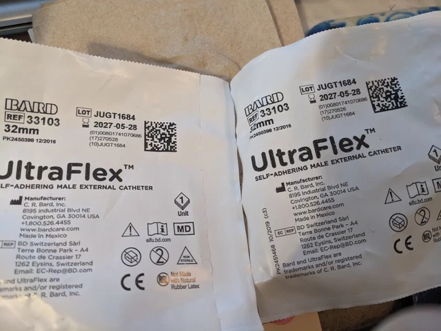 ULTRAFLEX SELF-ADHERING MALE External Catheter Intermediate 32 mm REF ...