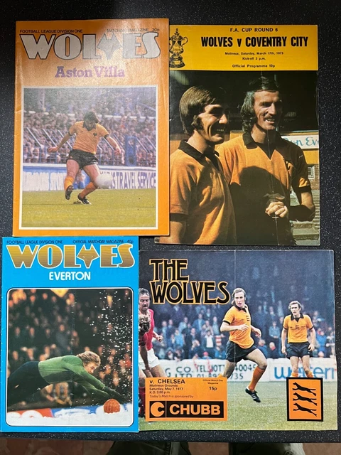WOLVERHAMPTON WANDERERS (WOLVES) 1980s Home Football Programmes £5.00 ...