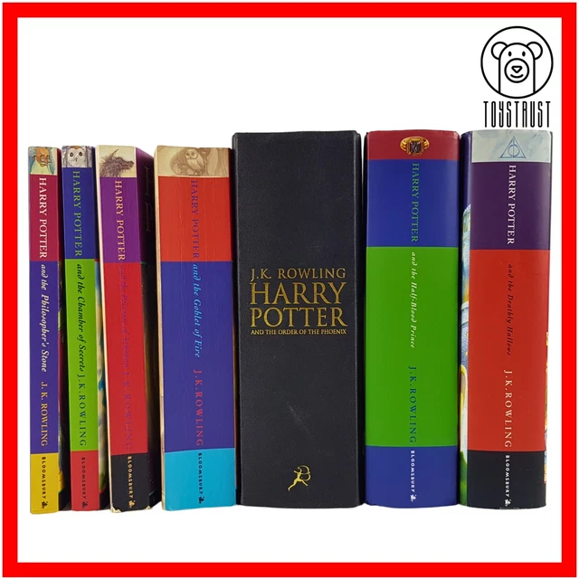 HARRY POTTER COMPLETE Book Set Books 1-7 Bloomsbury J. K Rowling Paper ...