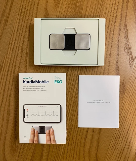 KARDIAMOBILE 1-LEAD ECG Heart Monitor Instant EKG Results, NHS Trusted ...