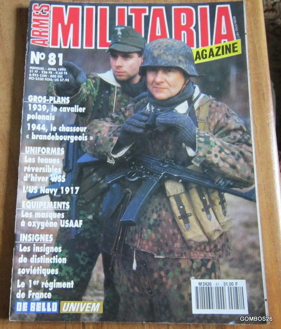ARMES MILITARIA MAGAZINE N° 81 ~ Le Cavalier Polonais 1939 EUR 3,51 ...