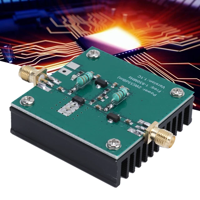 RF WIDEBAND AMPLIFIER Broadband Module Standard SMA Female Connector 1 ...