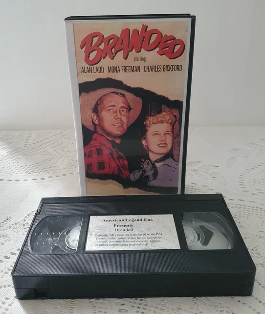 BRANDED VHS 1950 Alan Ladd £9.34 - PicClick UK