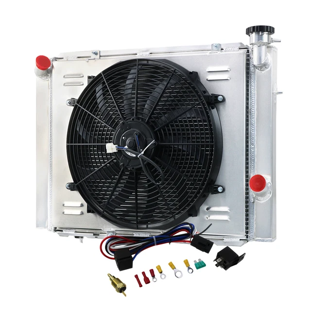 3 ROWS RADIATOR+SHROUD+FAN+RELAY Fits 1979-85 Holden Commodore Vb VC Vh ...
