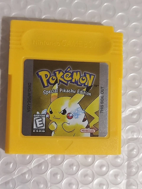 POKÉMON SPECIAL PIKACHU Yellow Version Game Boy Color, Excellent ...