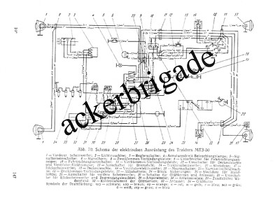 SCHALTPLAN ELEKTROSCHALTPLAN BELARUS MTS 550 552 560 562 EUR 9,50 ...