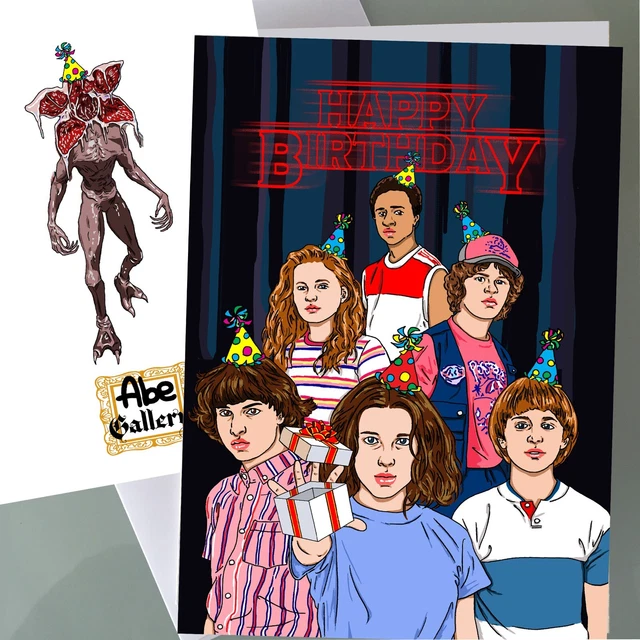 STRANGER THINGS - Cartes d'anniversaire EUR 5,59 - PicClick FR