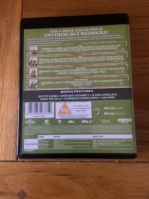 SHREK 4 MOVIE collection 4k £38.12 - PicClick UK