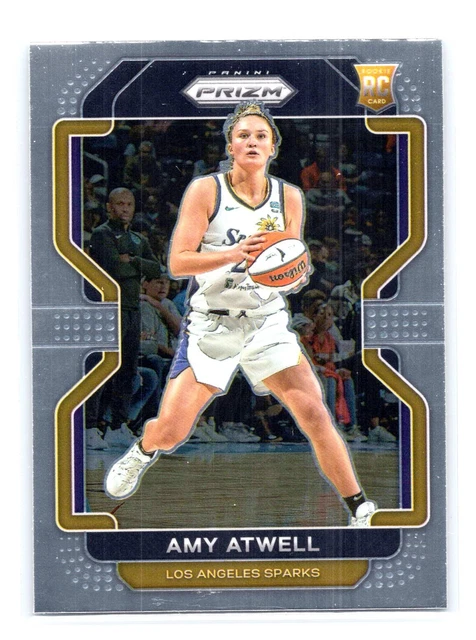 2022 PRIZM WNBA #47 Amy Atwell recrue Los Angeles étincelles comme neuf ...