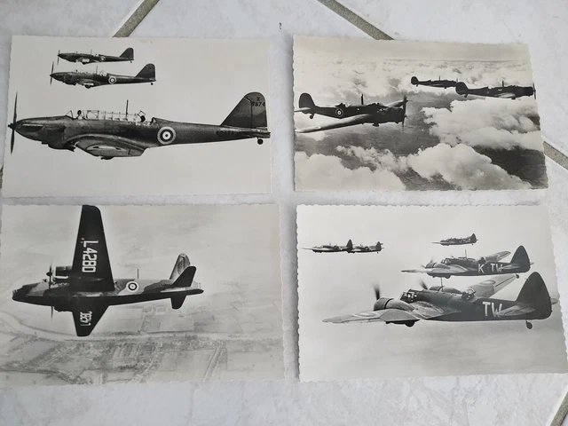 POSTCARDS OLD AIRCRAFT of the RAF WW2 AERONAUTICS aircraft 1939 / 40 £4 ...