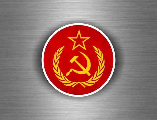 STICKER USSR CCCP sssr urss russia soviet union flag decal emblem ...