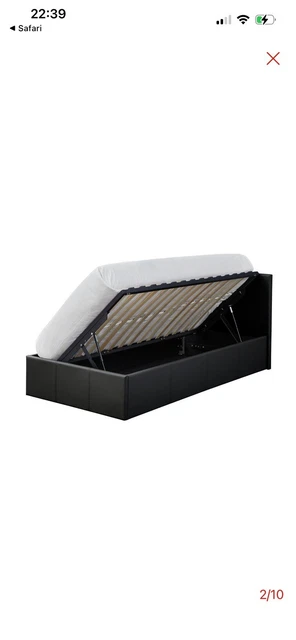 ARGOS HEATHDON/LAVENDON SIDE Opening Single Ottoman Bed Mattress Not ...