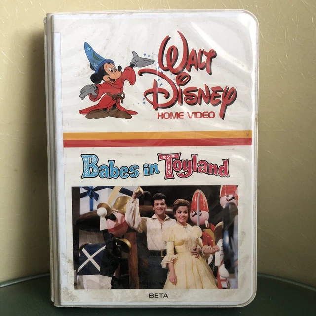 WALT DISNEY HOME Video Babes In Toyland Beta VHS White Clamshell £12.57 ...