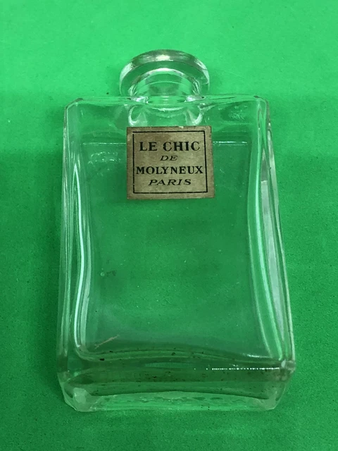 ANCIENNE MINIATURE DE Parfum Molyneux Le Chic Vide Lotion Hauteur : 6,3 ...