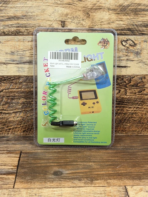 NEW WORM LIGHT for Nintendo Game Boy Color Pocket GBC LED WormLight $9. ...