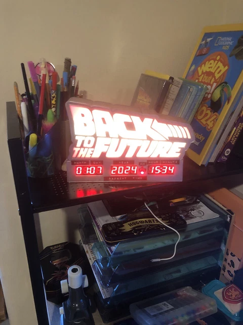 BACK TO THE Future 3d printed atomic clock. £69.99 - PicClick UK