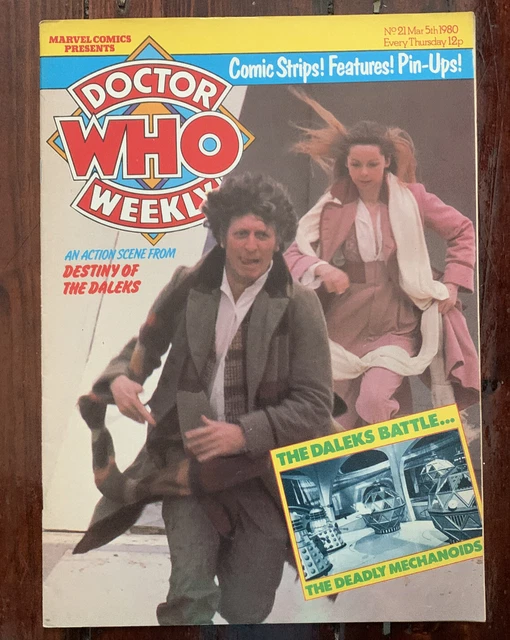 DOCTOR WHO WEEKLY 21 MARVEL COMIC UK 1980 3rd BEEP THE MEEP STAR BEAST ...
