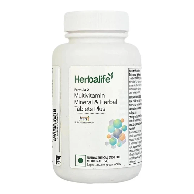 FORMULA 2 TABLETS Daily Multivitamin Mineral Herbal Tablets Plus | Free ...