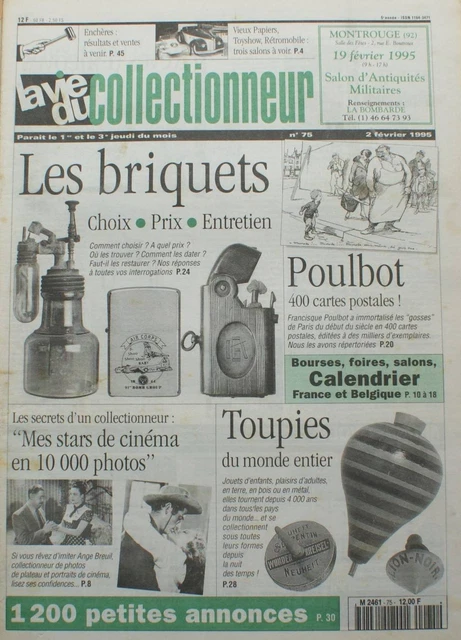 007144 - LA vie du collectionneur - Numéro 75 du 2 Février 1995 ...