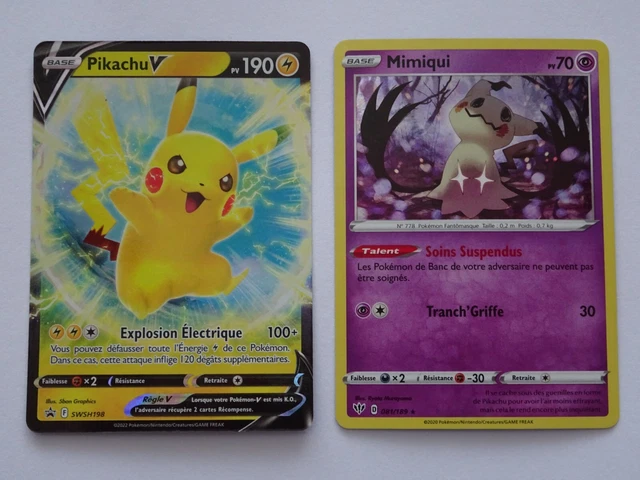 Carte Pokemon Pikachu V 190 Pv À VENDRE! - PicClick FR