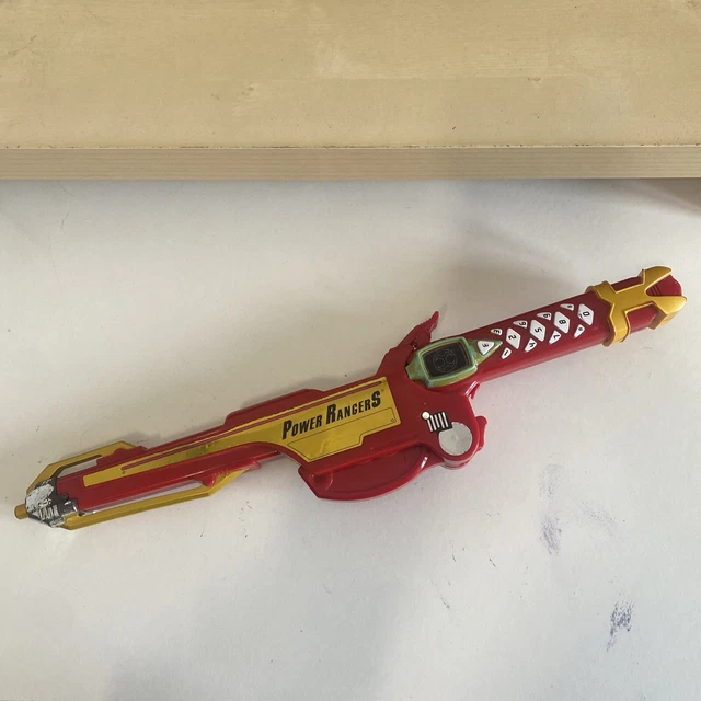 POWER RANGERS NINJA Storm Red Sword/Gun Bandai 2002 Sounds Not Working ...