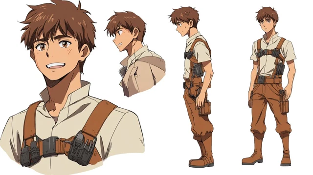 ANIME ARCHAEOLOGIST CHARACTER Sheet Vinyl Car Decal Sticker ...