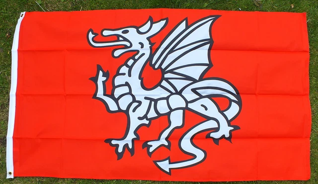 ENGLISH WHITE DRAGON Flag 5ft x 3ft £7.78 - PicClick UK