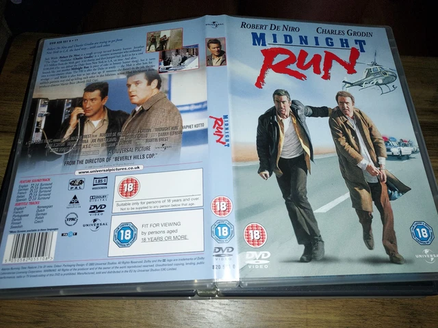 MIDNIGHT RUN [DVD] robert deniro charles grodin uk dvd £6.49 - PicClick UK