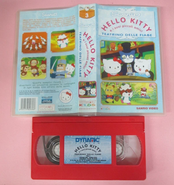 VHS FILM HELLO KITTY E AMICI 3 Teatrino delle fiabe 2003 animazione ...