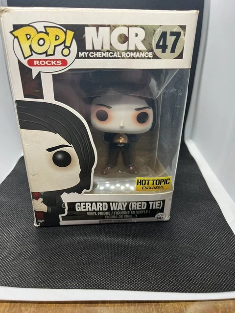 FUNKO POP! ROCKS My Chemical Romance 47 MCR GERARD WAY (Red Tie) Hot ...