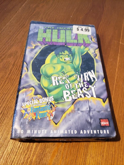 VERY RARE THE Incredible Hulk VHS Return Of The Beast 1997 - SEALED $15 ...