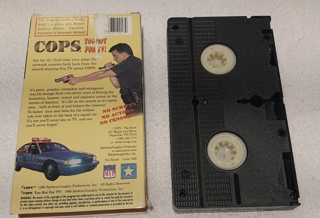 COPS TOO HOT for TV Volume 1 VHS Video Tape 1995 Collector's Edition £5 ...