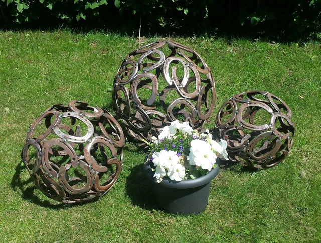 Hufeisen Deko Garten