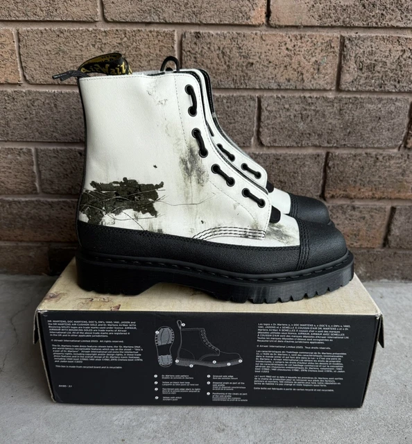 DR. MARTENS X Nine Inch Nails 1460 Boots Mens Us 12 White limited ...