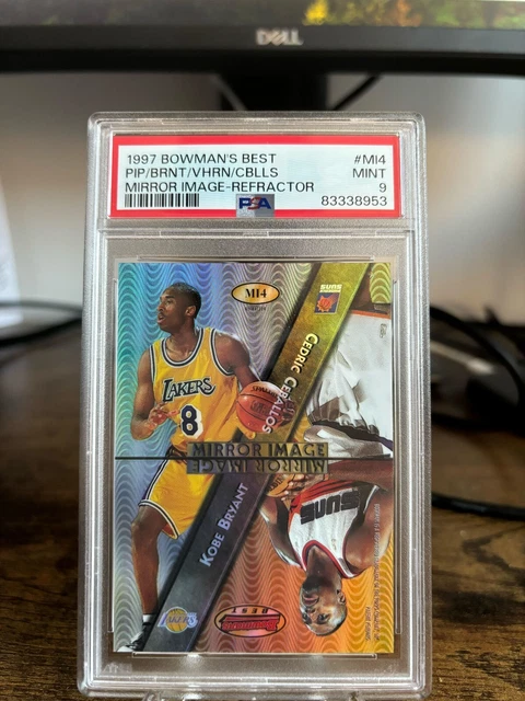 1997 BOWMAN'S BEST Kobe Bryant Pippen Van Horn réfracteur d'image ...