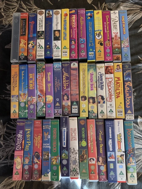 VHS BUNDLE KIDS Disney/WB classics £5.00 - PicClick UK