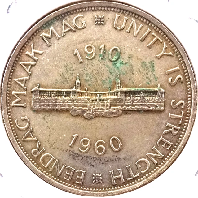 1960, SOUTH AFRICA, 5 shillings, Silver 500 °%, 0.4546 asw, AU $69.99 ...