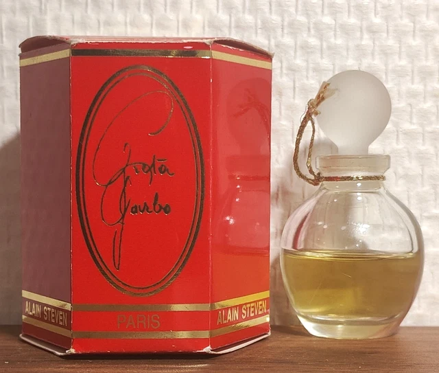 RARE. EXTRAIT DE Parfum Greta Garbo d'Alain Steven 7 ml. Boite. Bon ...