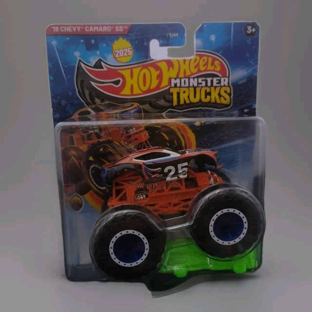 18 CHEVY CAMARO SS 2025 Monster Trucks Hot Wheels Crash Legends Rare £ ...