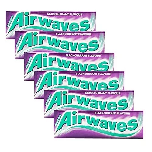 WRIGLEYS AIRWAVES BLACKCURRENT Chewing Gum (Pack of30) £20.99 - PicClick UK