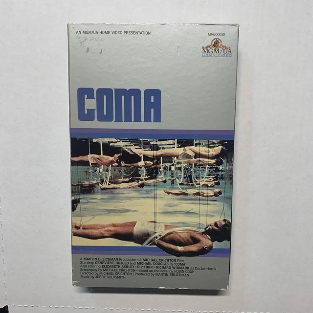 COMA (1978) ON VHS Cult Horror/Thriller Michael Douglas Orig MGM Big ...