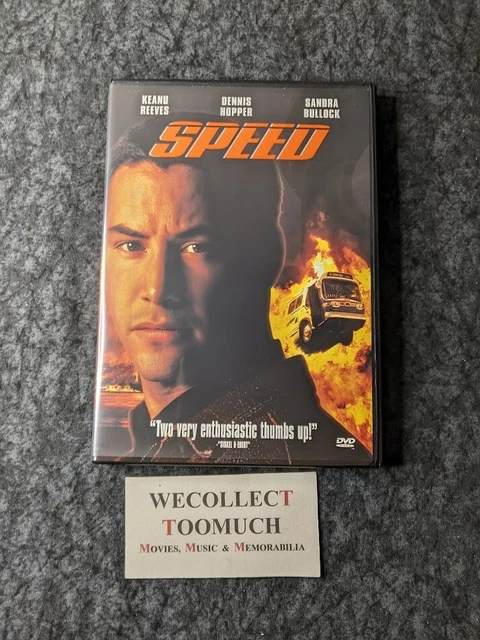 SPEED 1994 DVD 1998 20th Century Widescreen Sandra Bullock Keanu Reeves ...