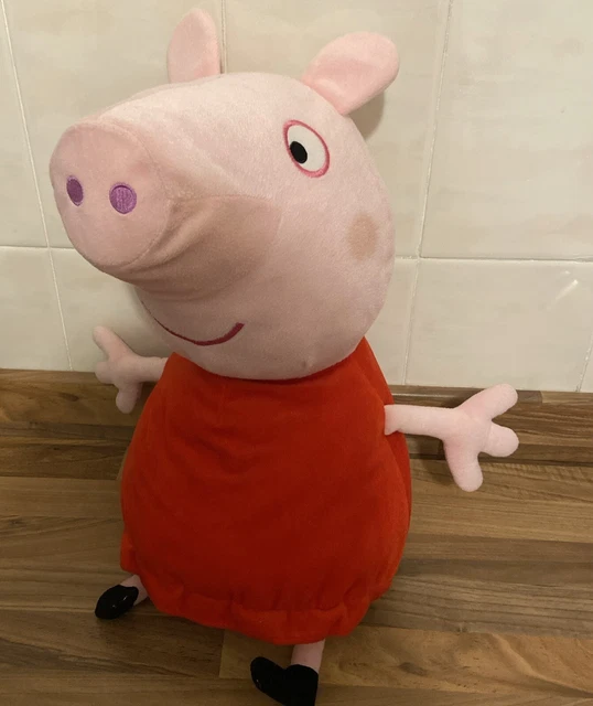 19 INCH GIANT Talking Peppa Pig Peppa Soft Toy Plush Cuddle £5.00 ...