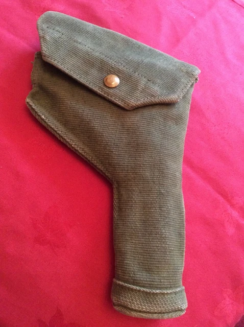 ORIGINAL WW2 BRITISH Army Pattern 37 Webbings Pistol Holster 1940 B.E.F ...