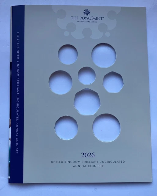 2026 ROYAL MINT Annual Coin set Outer box only NO COINS £16.50 ...