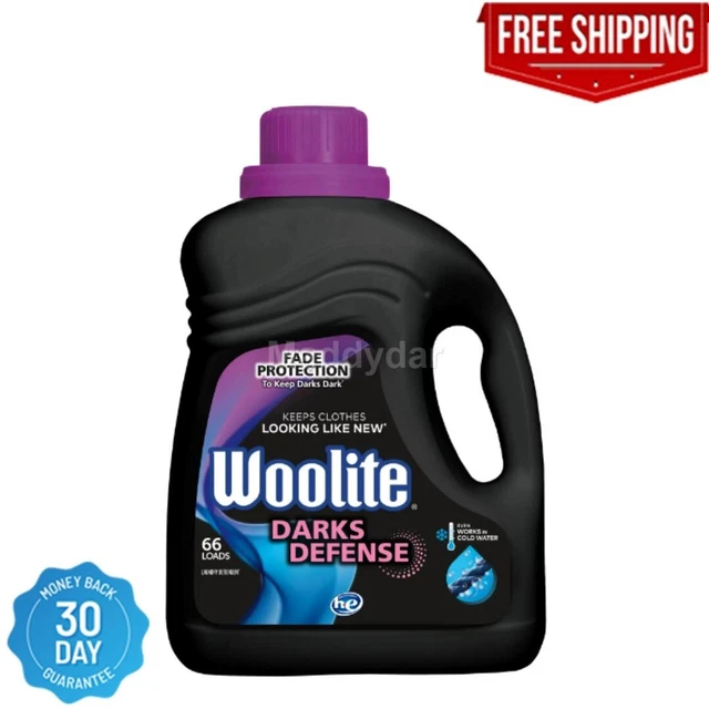 WOOLITE DARKS DEFENSE Liquid Laundry Detergent, 66 Loads, 100 Fl Oz, HE ...