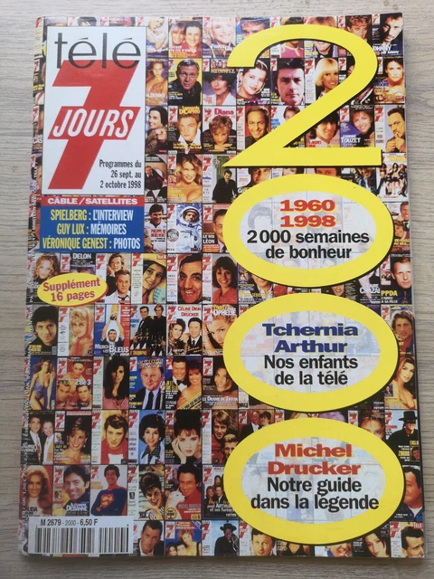 TÉLÉ 7 JOURS 26/09/1998; Spécial n°2000; Interview Spielberg/ Guy Lux ...