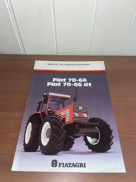 BROCHURE PROSPEKT PROSPECTUS TRACTEUR FIATAGRI 70-66 trattore-someca-landini-ih EUR 5,99 ...