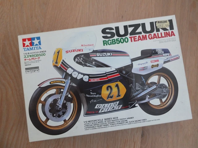 TAMIYA 14009 - Suzuki Rgb500 Team Gallina Gp Bike - 1/12 Scale Model ...